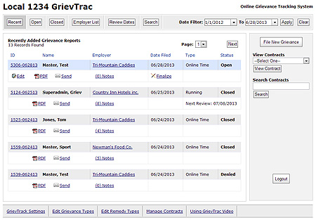 GrievTrac - UnionActive